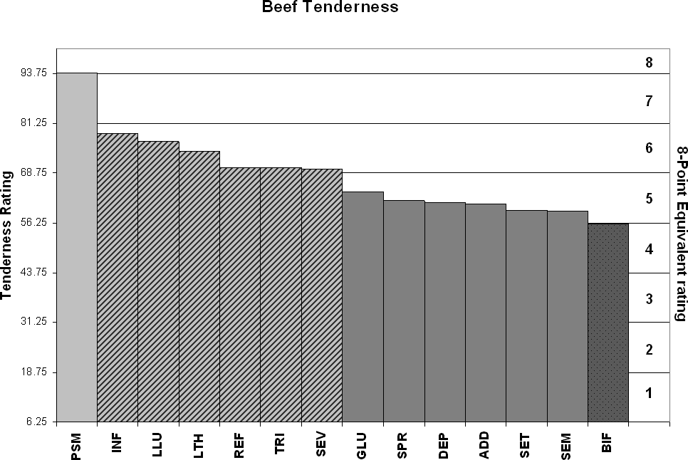 Ranking Beef Muscles